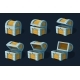 Various Key Frames Animation of Wooden Chest, Vectors | GraphicRiver