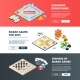 Banners of Board Games. Vector Horizontal Banners, Vectors | GraphicRiver
