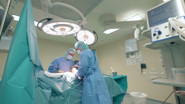 Surgery in a Modern Clinic, Stock Footage | VideoHive