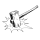 Hammer in Comic Style, Vectors | GraphicRiver