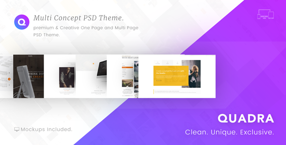 Quadra - Multi Concept Theme by GoldEyes | ThemeForest
