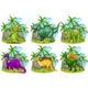 Six Dinosaurs in the Forest, Vectors | GraphicRiver