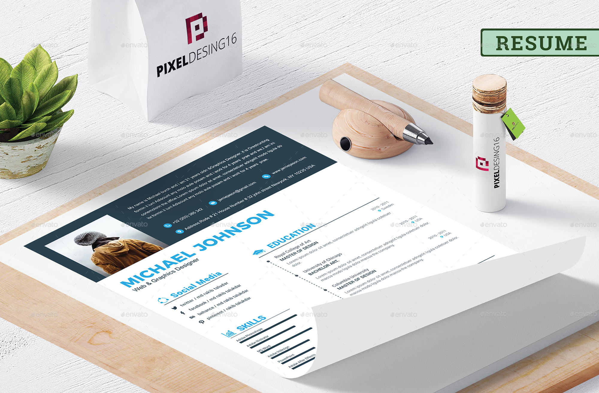Resume, Print Templates | GraphicRiver
