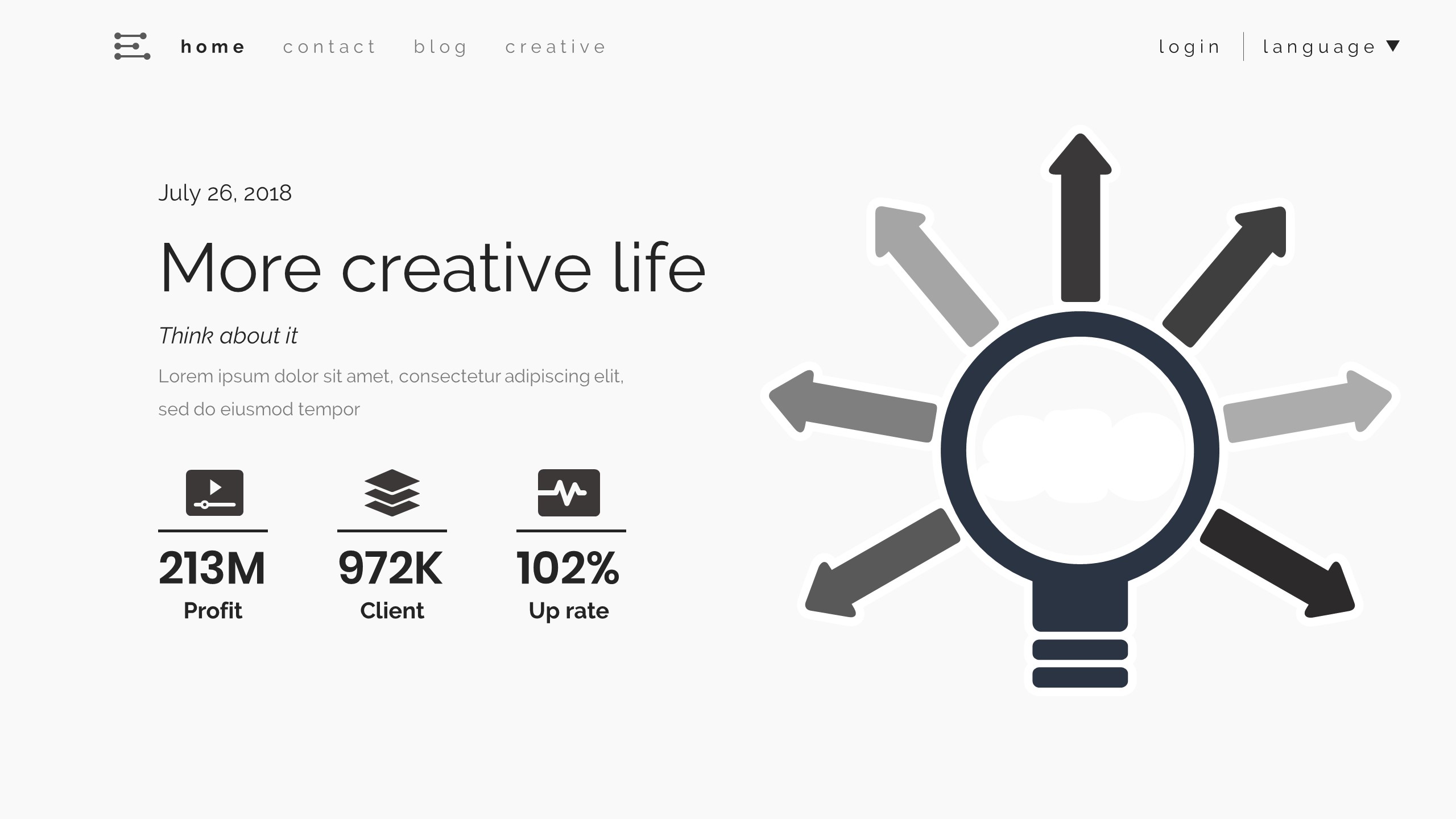 Simple Minimal Powerpoint Template, Presentation Templates | GraphicRiver