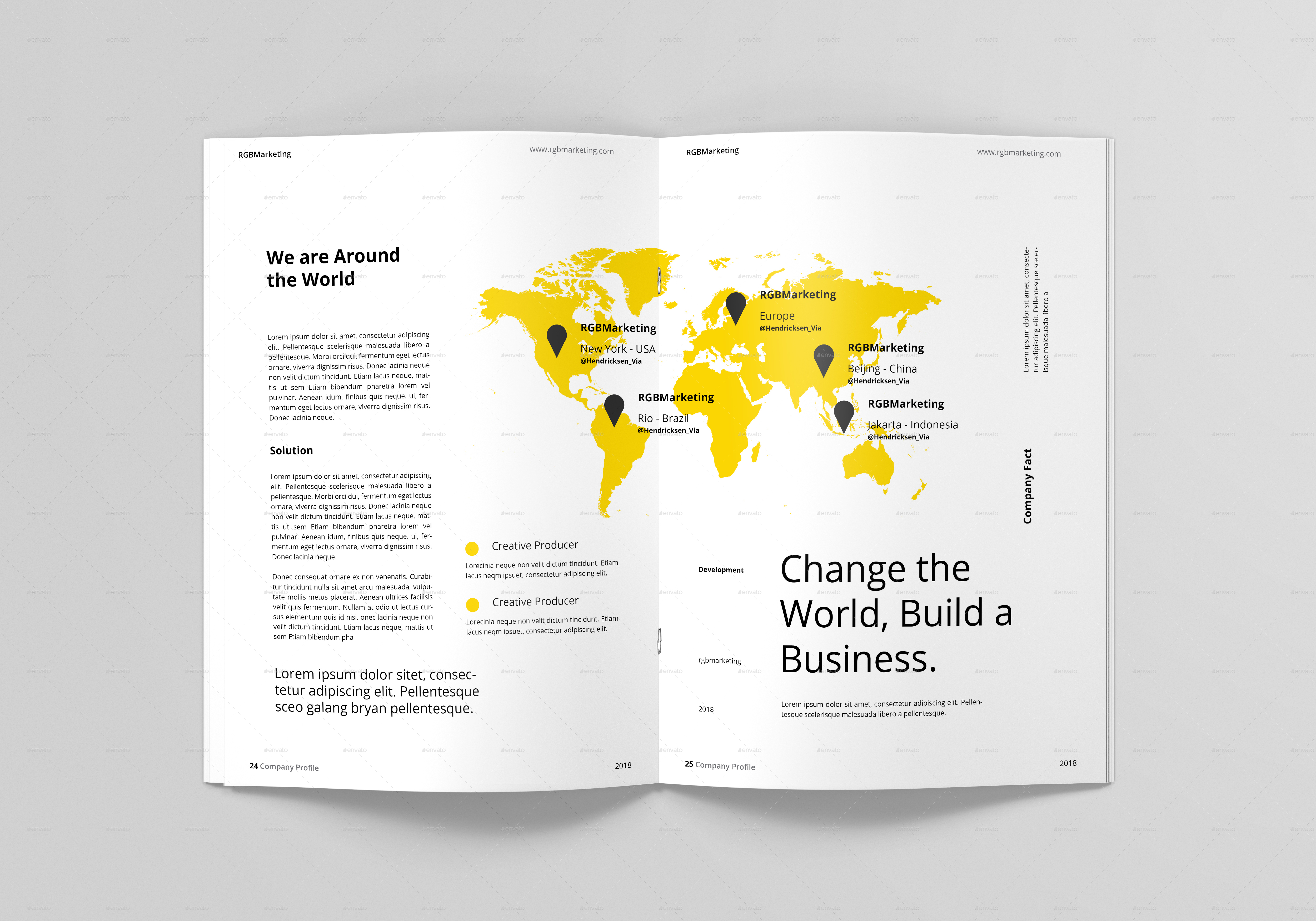 Marketing Company Profile, Print Templates | GraphicRiver