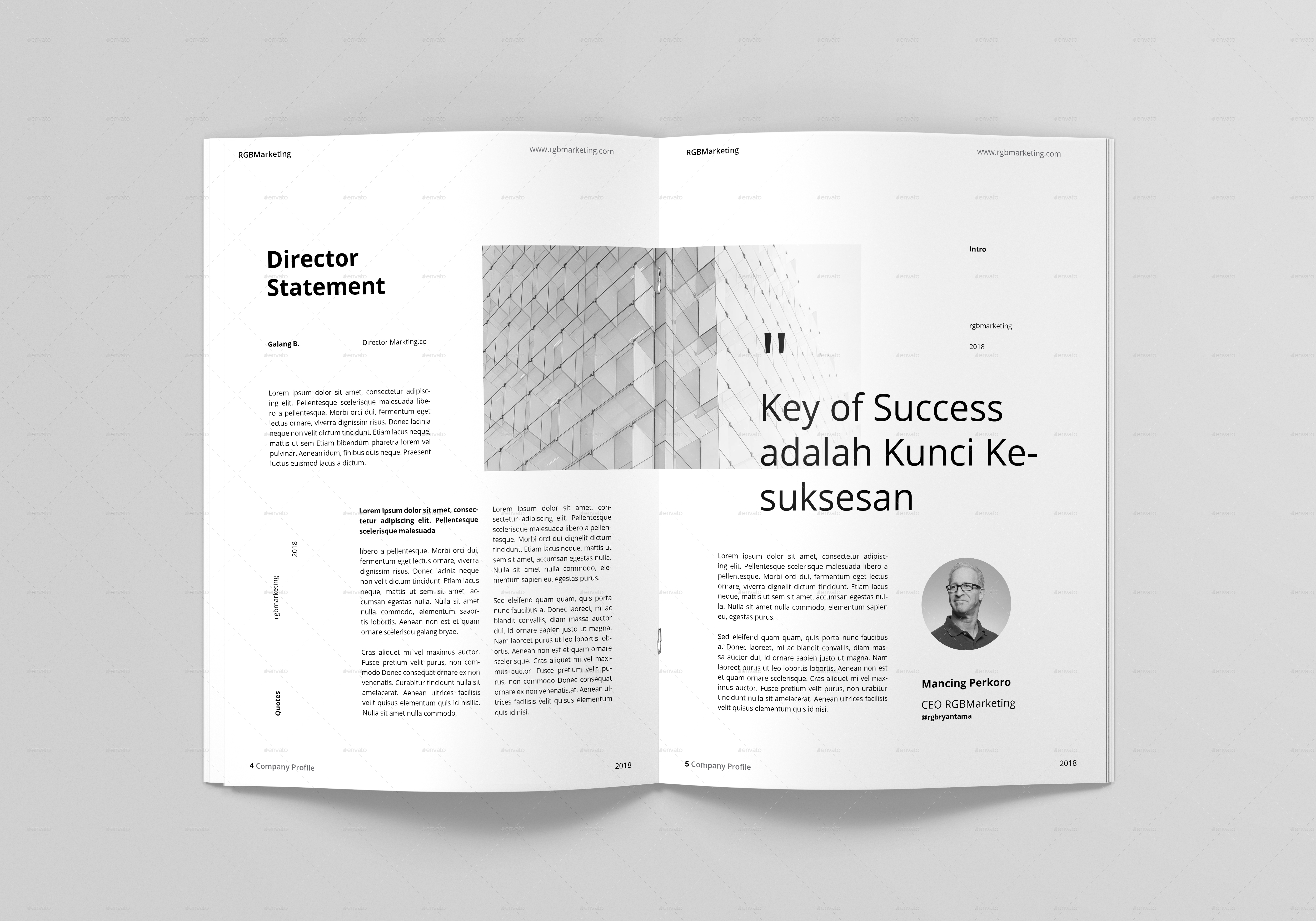 Marketing Company Profile, Print Templates | GraphicRiver