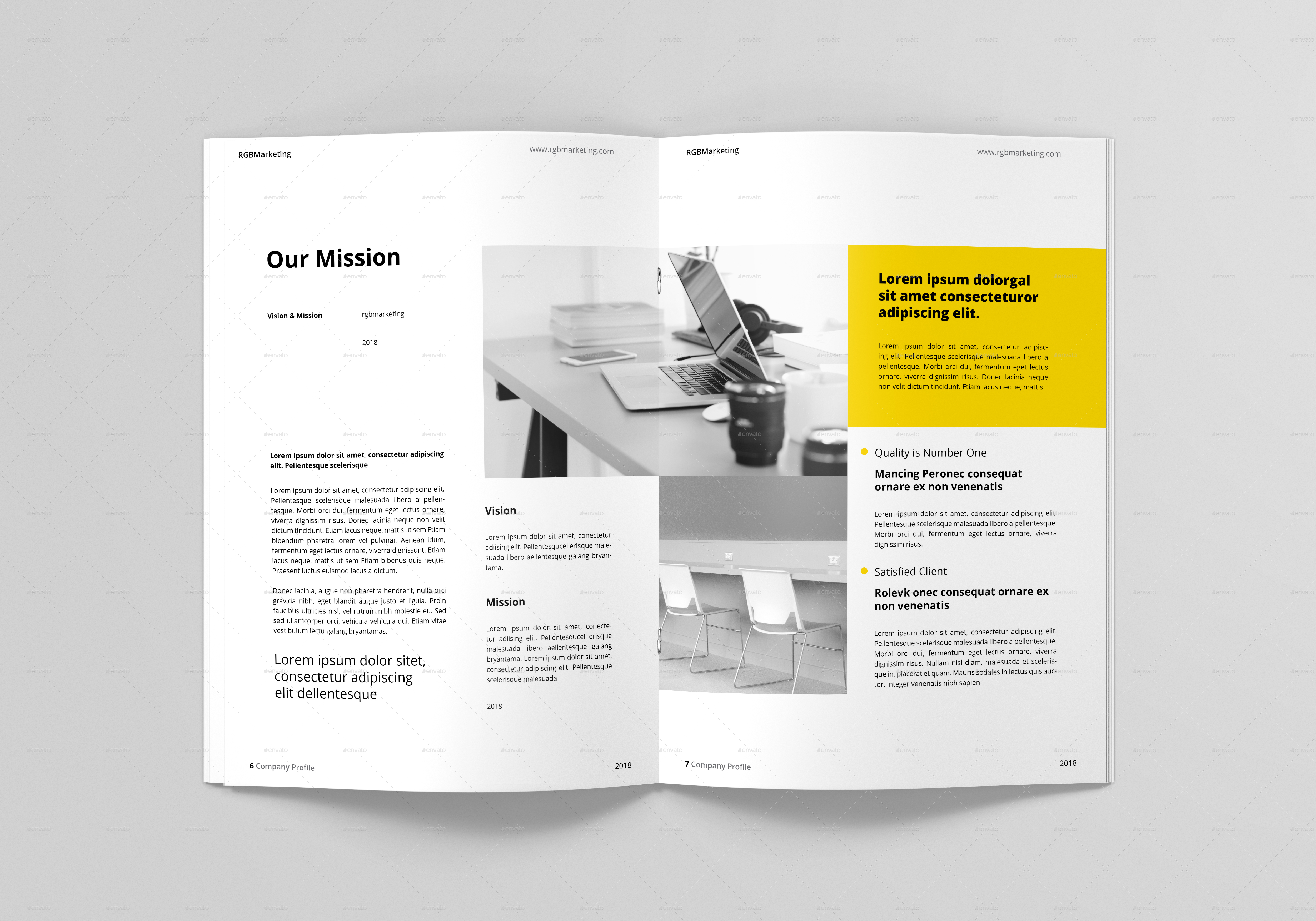 Marketing Company Profile, Print Templates | GraphicRiver