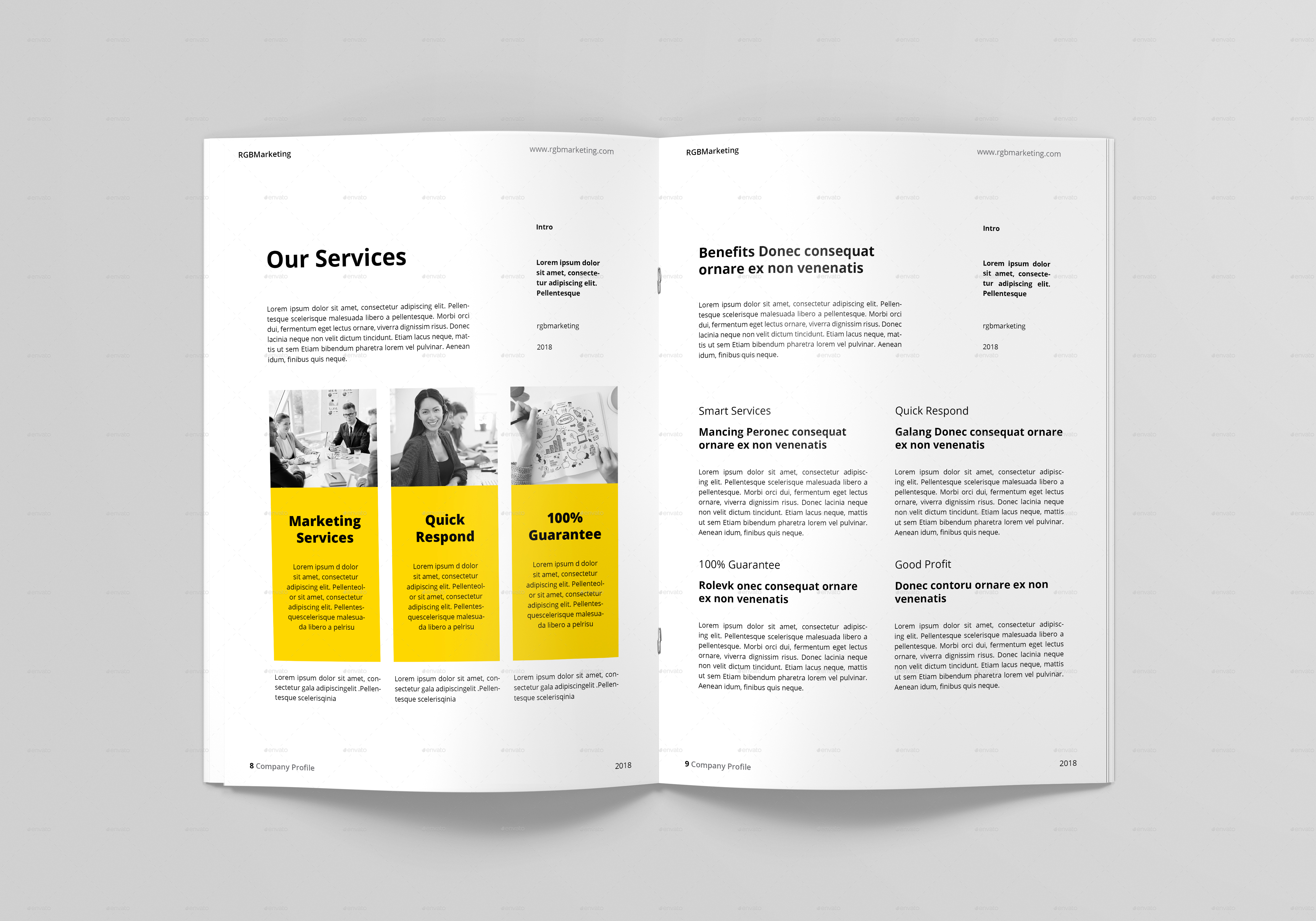 Marketing Company Profile, Print Templates | GraphicRiver