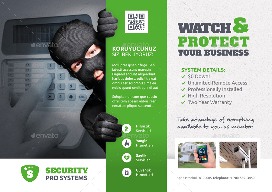 Security Flyer Bundle Templates, Print Templates | GraphicRiver