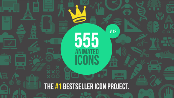 555 Animated Icons by risto | VideoHive