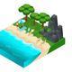Isometric Island, Vectors | GraphicRiver
