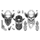 Set of Cowboys, Vectors | GraphicRiver