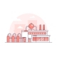 Factory - Modern Thin Line Design Style Vector by BoykoPictures ...