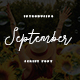 September Script Font, Fonts | GraphicRiver