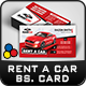 Rent a Car Business Card Templates, Print Templates | GraphicRiver
