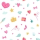 Vector Cute Cartoon Magic and Fairytale Pattern, Vectors | GraphicRiver