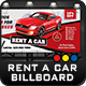 Rent a Car Billboard Templates, Print Templates | GraphicRiver