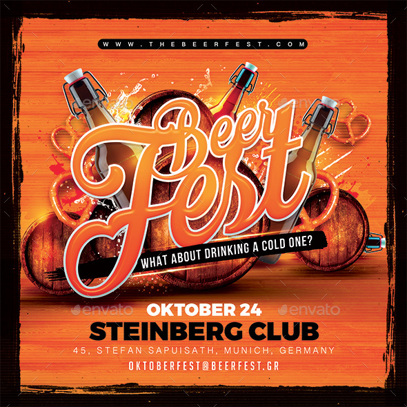 Beer Fest Flyer, Print Templates | GraphicRiver