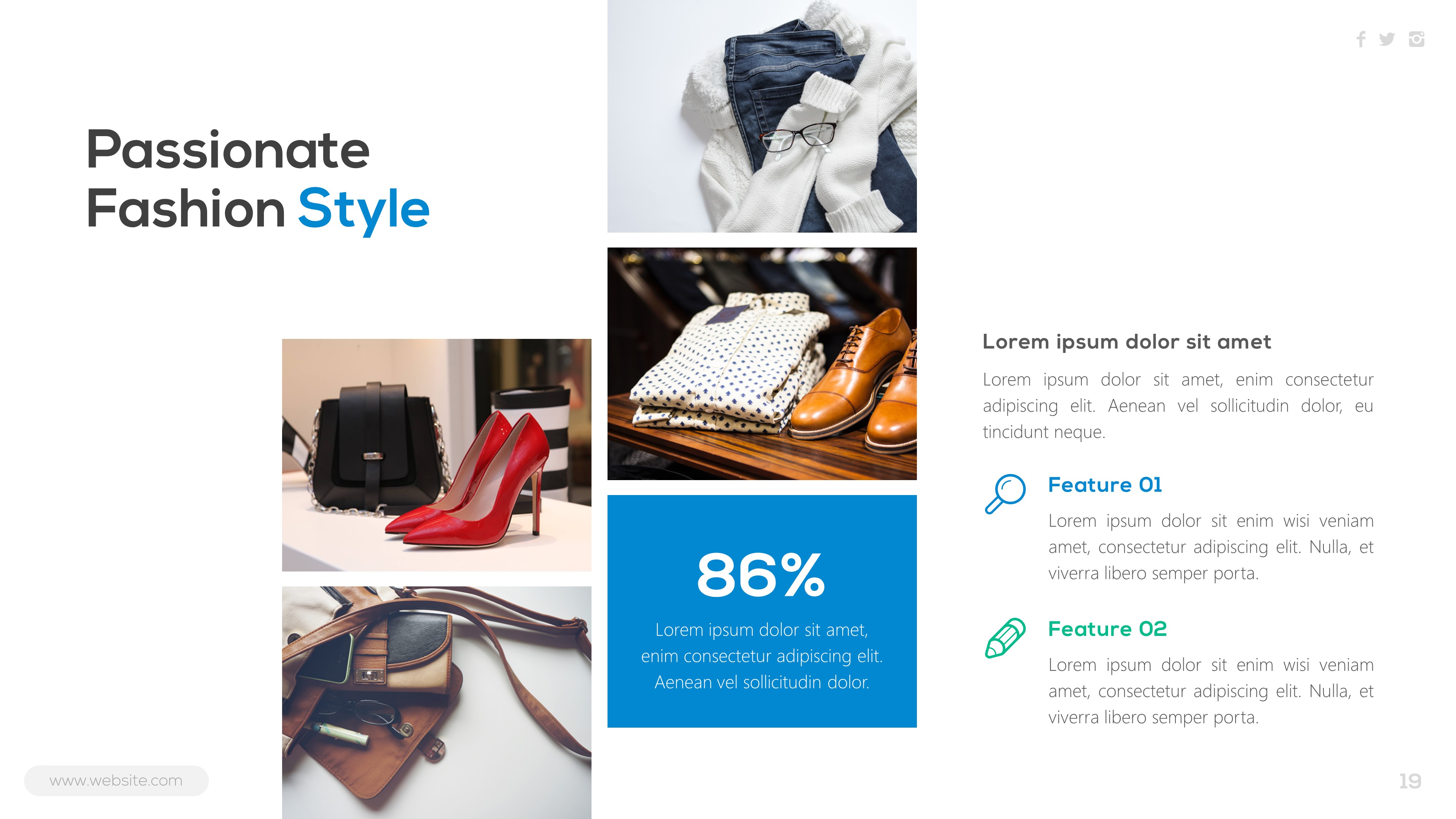 Adore - Fashion Presentation Template, Presentation Templates ...