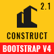 ConstructZilla : Construction, Renovation & Building Bootstrap 4 & 5 Template With RTL Ready by ...