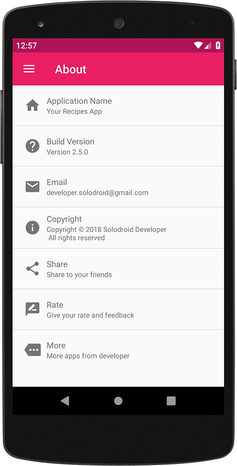 Your Recipes App by solodroid | CodeCanyon