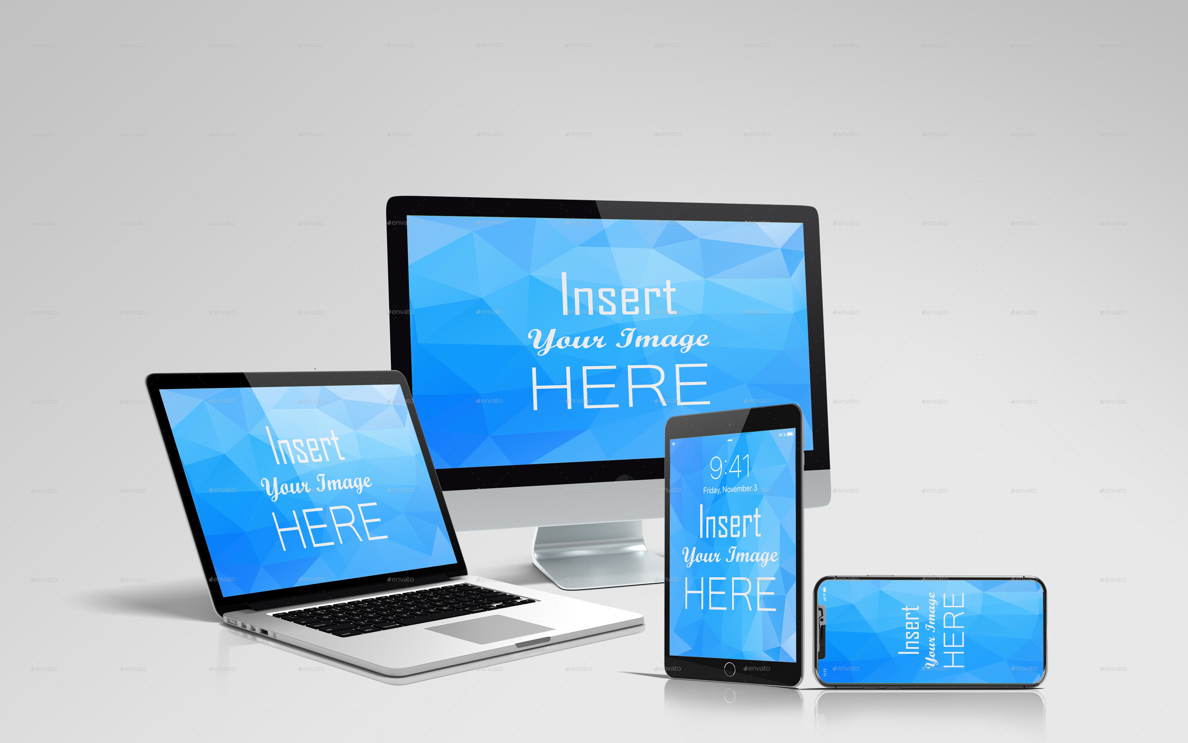 Multi Devices Responsive Website Mockup Vol. 2, Graphics | GraphicRiver