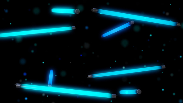 Lights Blue Flicker, Motion Graphics | VideoHive