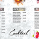 Cocktail Drinks Menu, Print Templates | GraphicRiver
