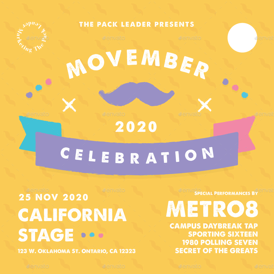 Movember Flyer Set, Print Templates | GraphicRiver
