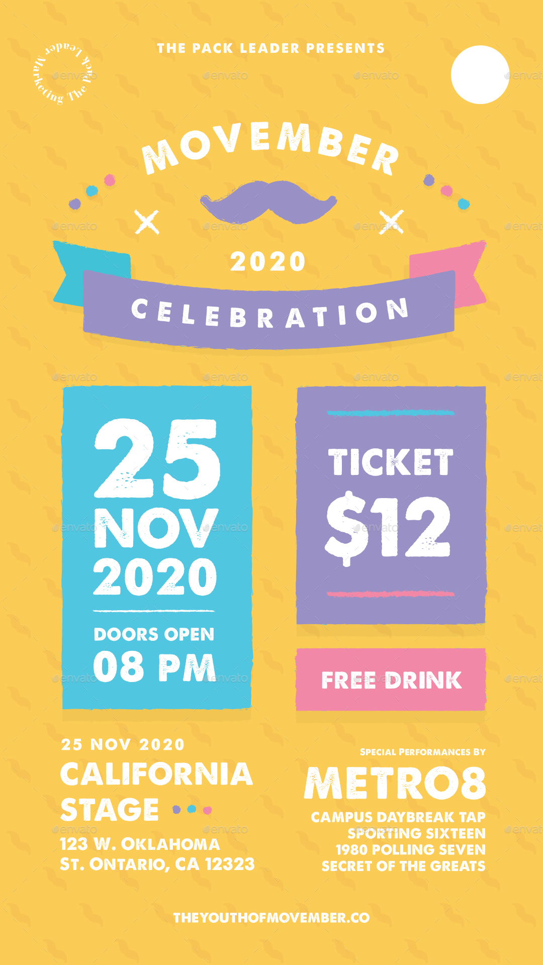 Movember Flyer Set, Print Templates | GraphicRiver