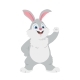 Happy Rabbit - Colorful Cartoon Character Vector, Vectors | GraphicRiver