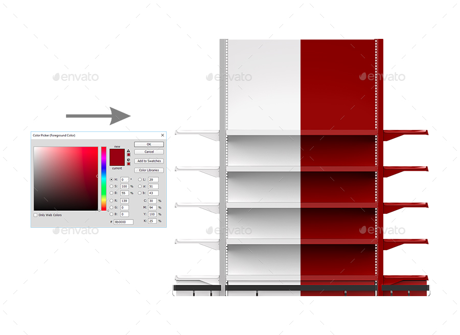 Store Racks And Display Mockup, Graphics | GraphicRiver