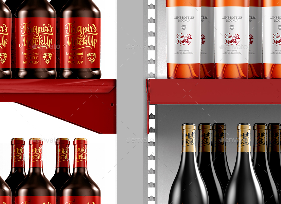 Store Racks And Display Mockup, Graphics | GraphicRiver