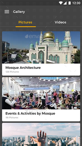 Muslim Community App UI Kit| Prayer App UI Kit| Scholar App UI Kit ...