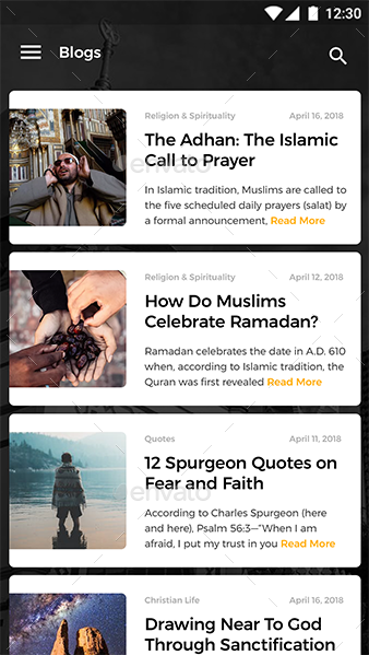 Muslim Community App UI Kit| Prayer App UI Kit| Scholar App UI Kit ...
