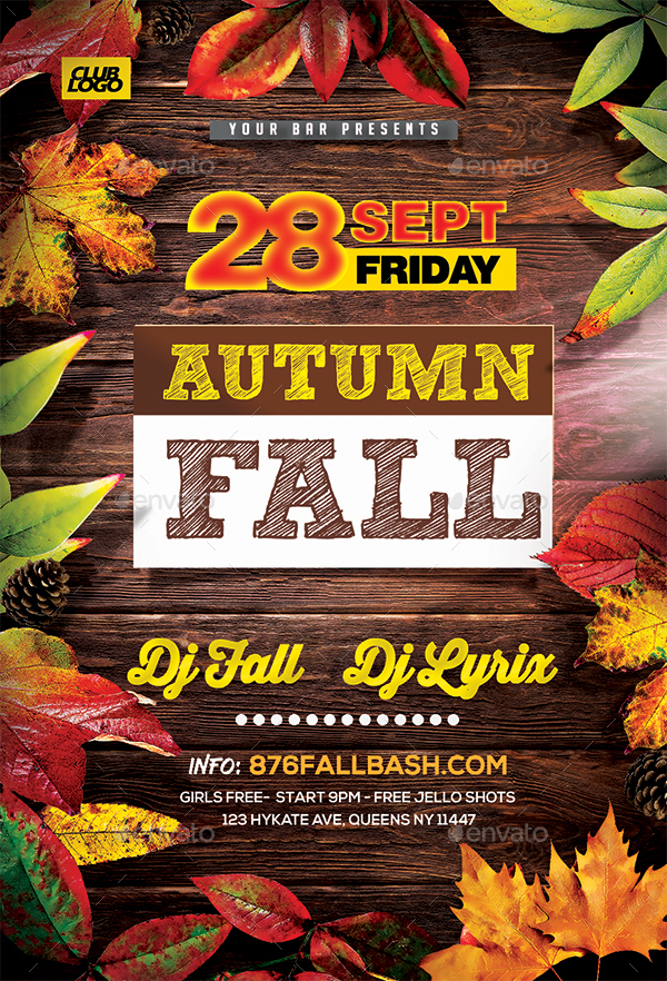 Fall Flyer, Print Templates | GraphicRiver