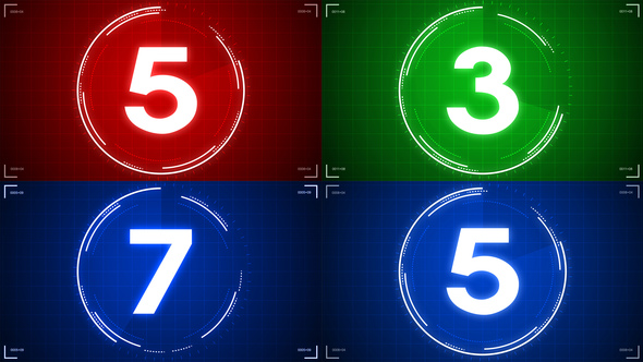 High Tech Countdown, Motion Graphics | VideoHive