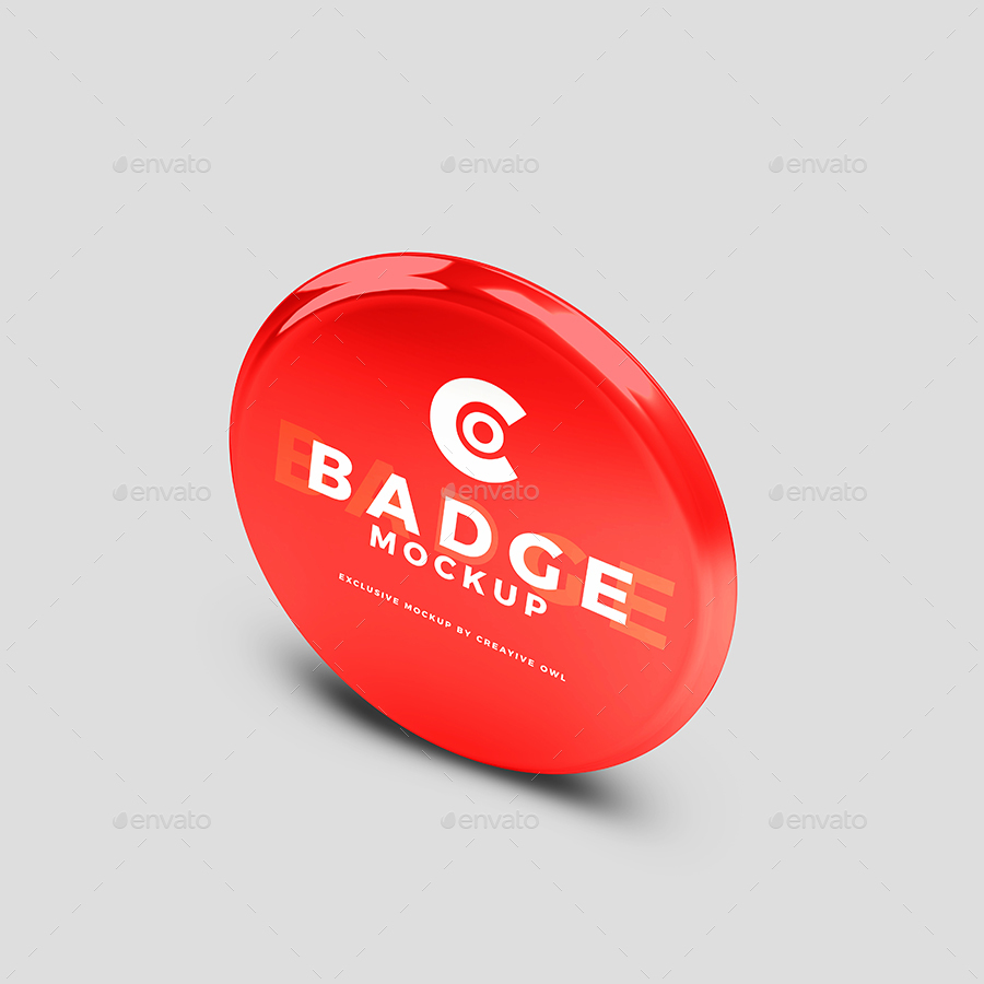 High Quality Pin Badge Mockup, Graphics | GraphicRiver