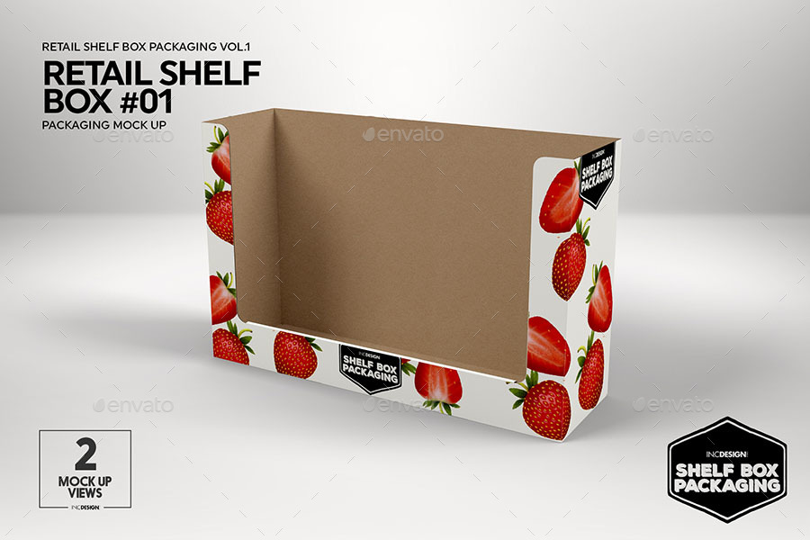 Retail Shelf Box Packaging MockUps, Graphics | GraphicRiver