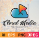Cloud Media Logo Template by Bor_No | GraphicRiver