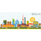 Berlin Germany City Skyline with Color Buildings, Vectors | GraphicRiver