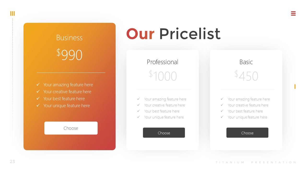Titanium - Professional Powerpoint Template, Presentation Templates
