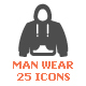Man Clothing Filled Icon by ctrlaplus | GraphicRiver
