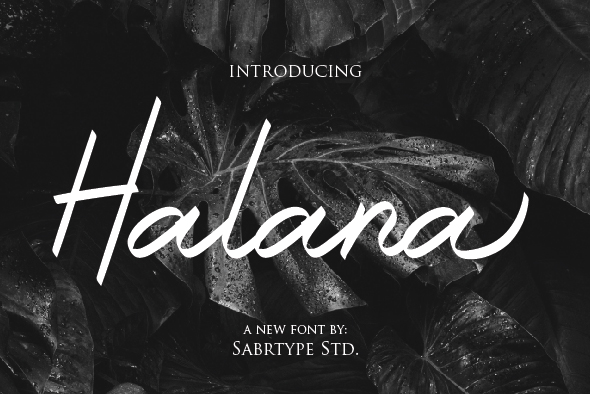 Halana Font, Fonts | GraphicRiver