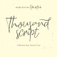 Thousand Script, Fonts | GraphicRiver
