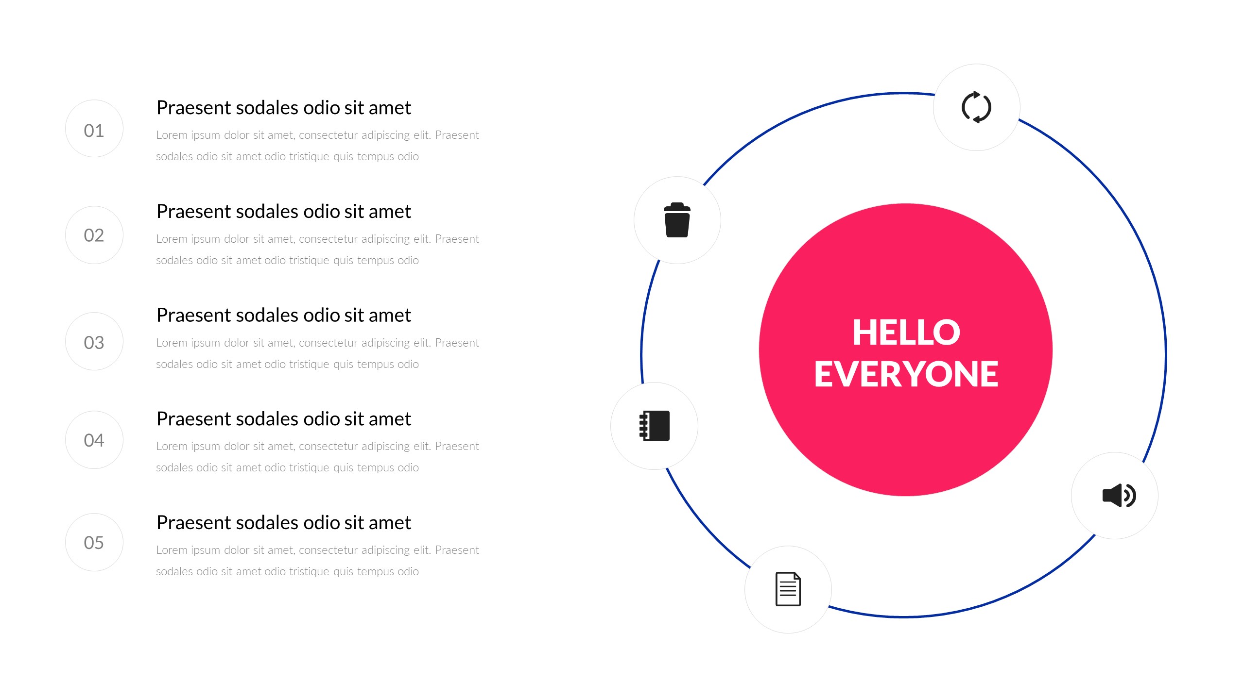 FDEA - Creative Keynote Presentation Template, Presentation Templates