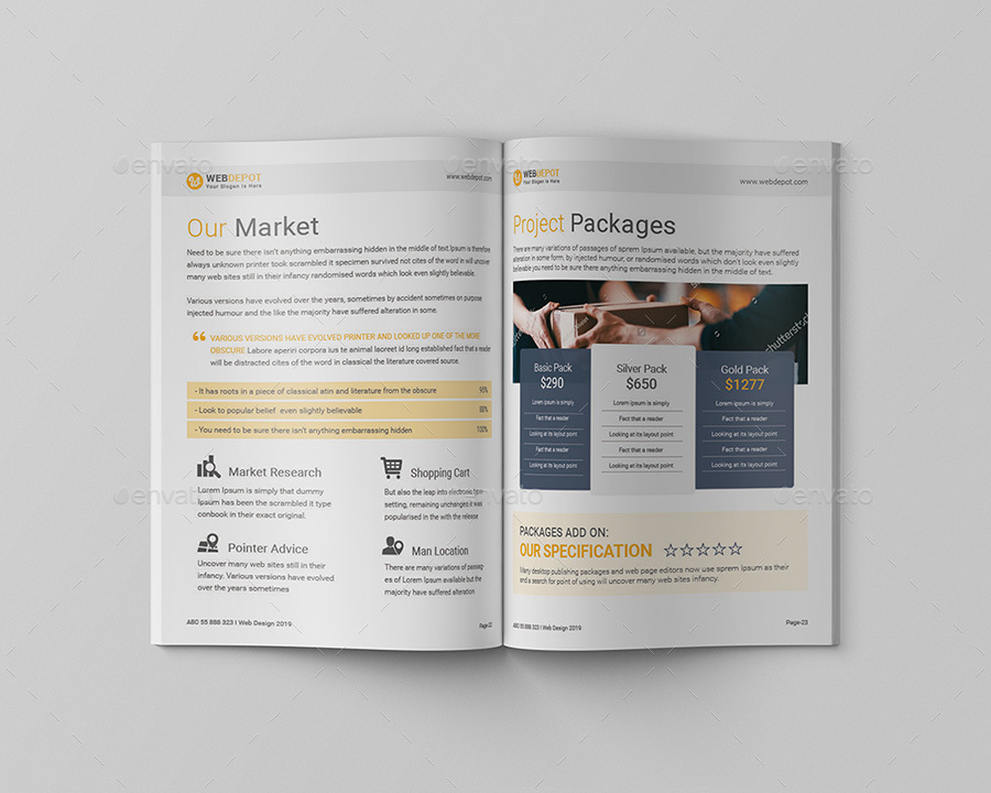 Web Design Proposal, Print Templates | GraphicRiver