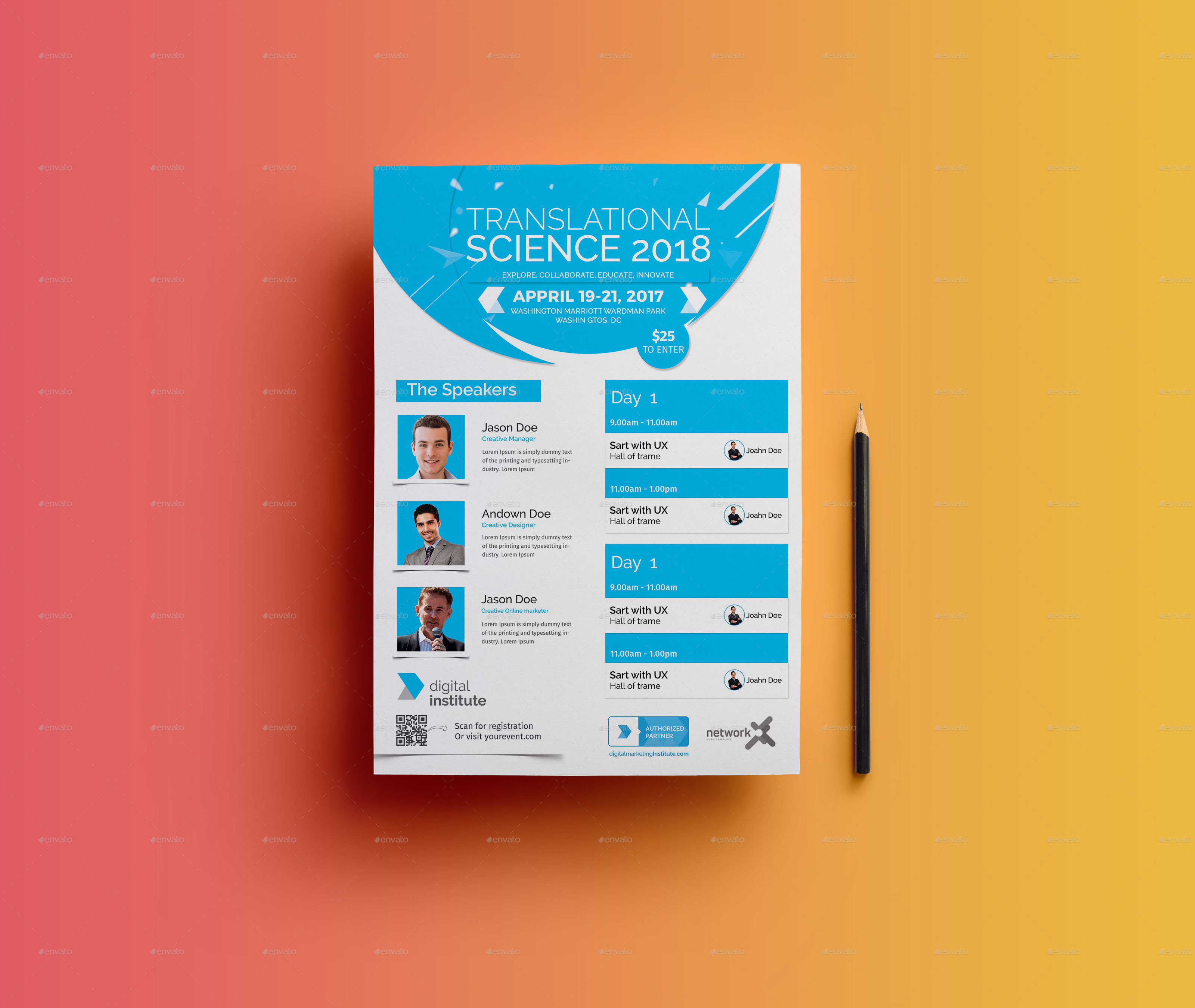 Event/Conference Flyer Bundle, Print Templates | GraphicRiver