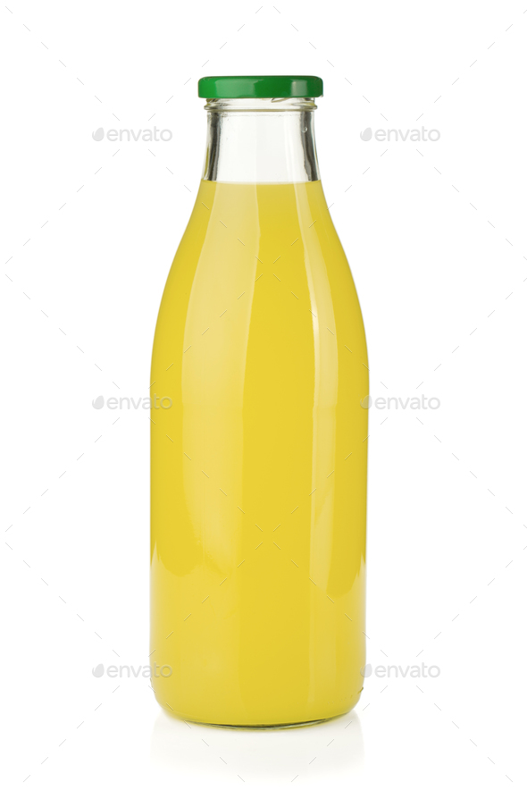 Lemon juice bottle Stock Photo by karandaev | PhotoDune