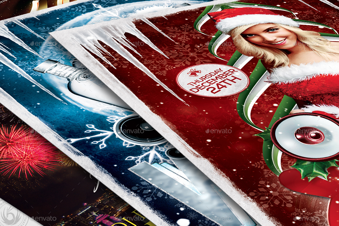 Winter Events Flyer Bundle V1 by lou606 | GraphicRiver